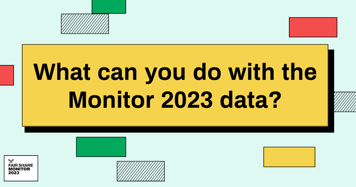 FAIR SHARE Monitor 2023: What you can do with data – FAIR SHARE